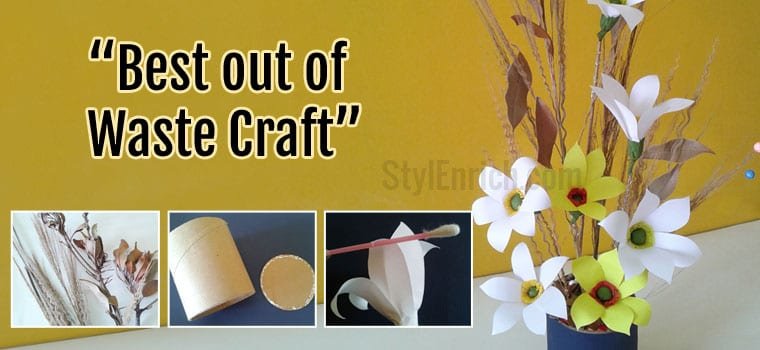 Best Out of Waste Craft Idea : How to Make a Bunch of Flowers for Home ...