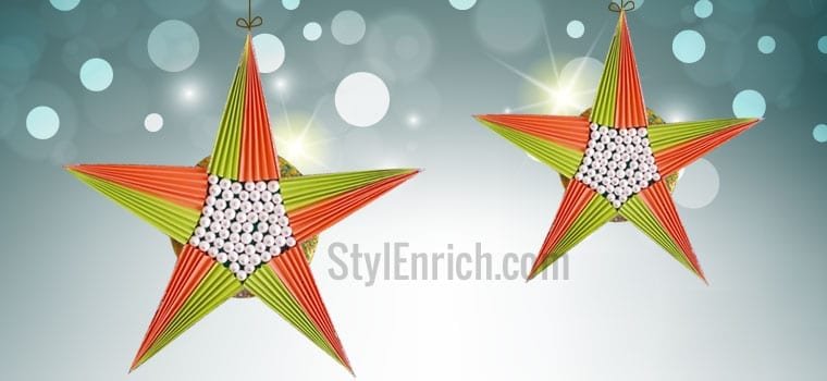 Christmas Decoration Ideas : Make This Cute Paper Star in Just 5 ...