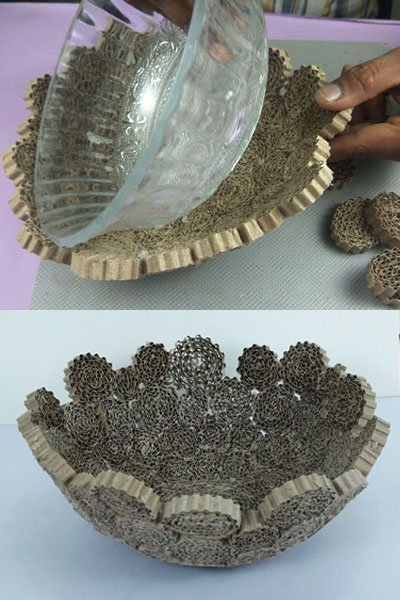 How to Make a DIY Cardboard Bowl Organizer? – CraftEnrich